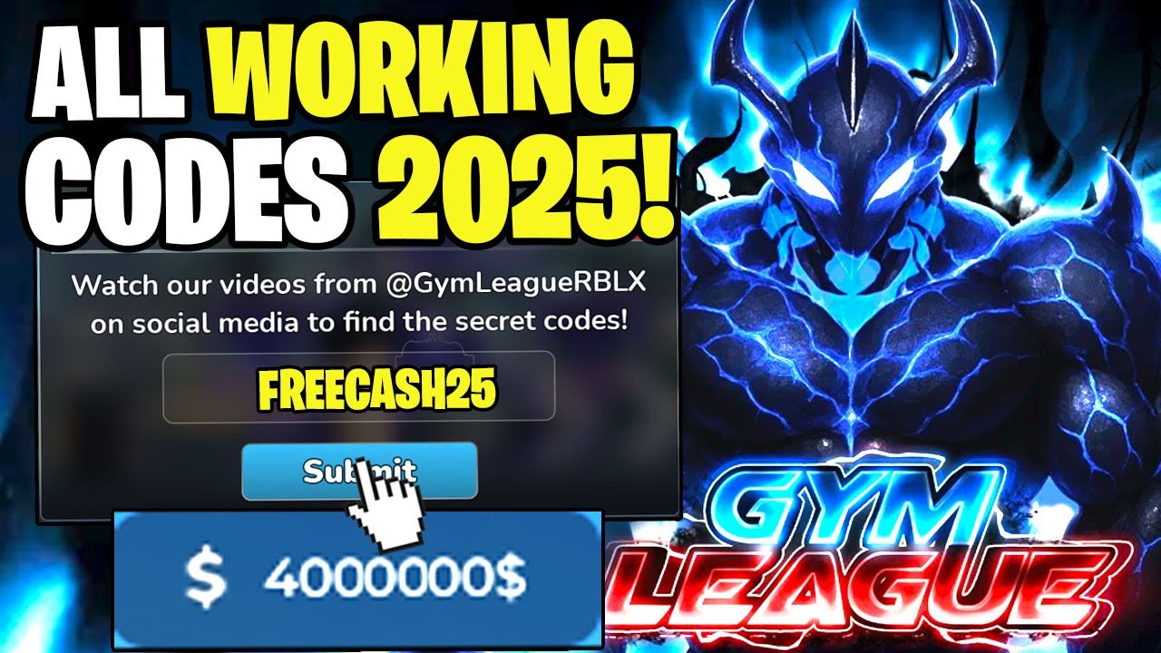 *NEW* ALL WORKING CODES FOR GYM LEAGUE IN 2025! ROBLOX GYM LEAGUE CODES ...