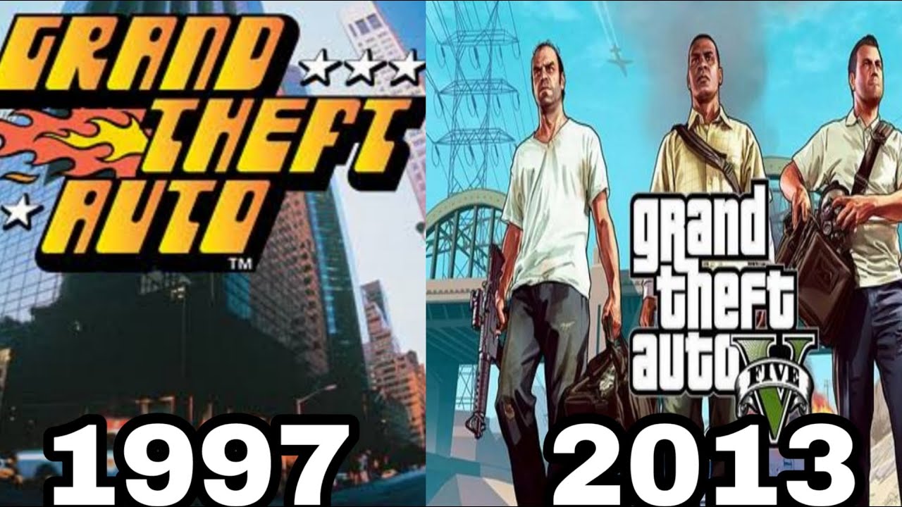 GTA Game PlayStation Evolution [ 1997 - 2019 ]. - YouTube
