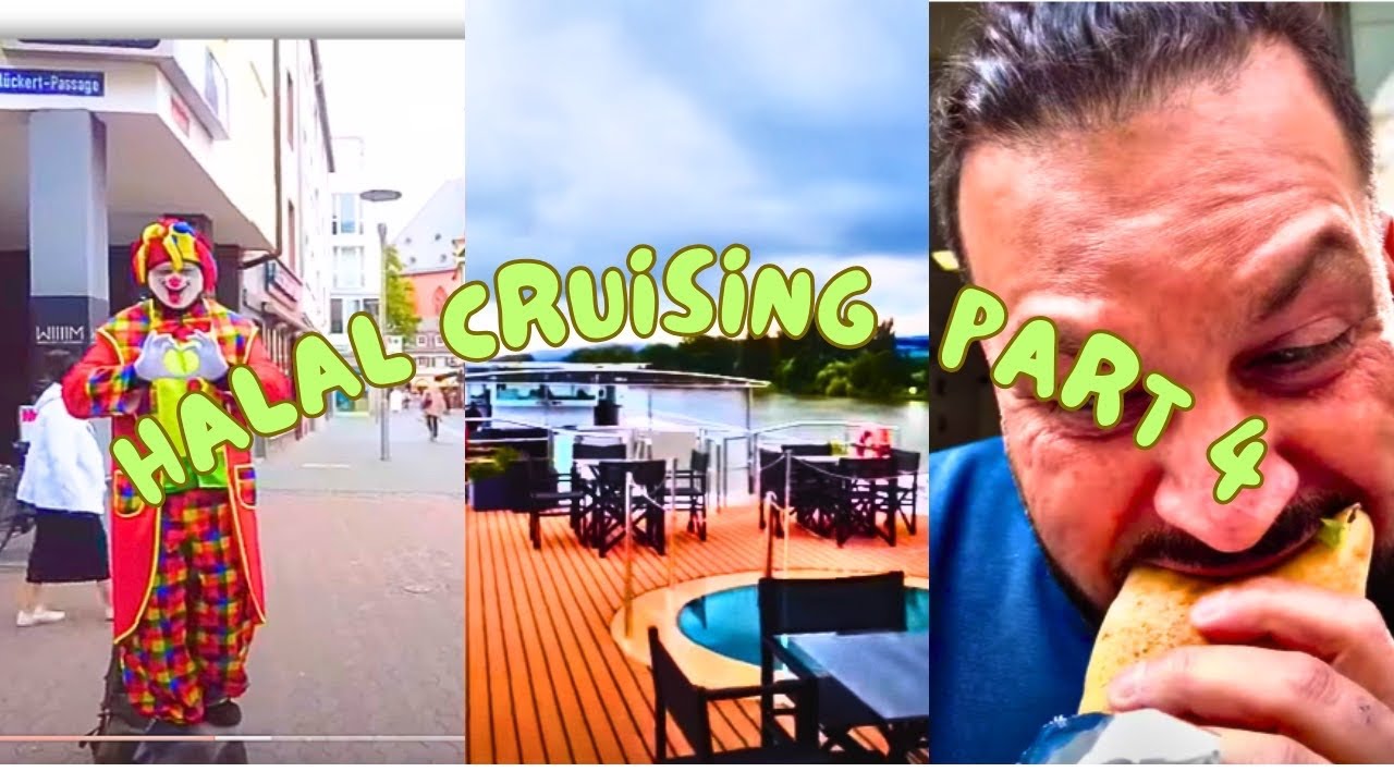 Halal Cruise Romantic River Rhine Part 4 Switzerland Germany Amsterdam 2024 river tour vlog ...