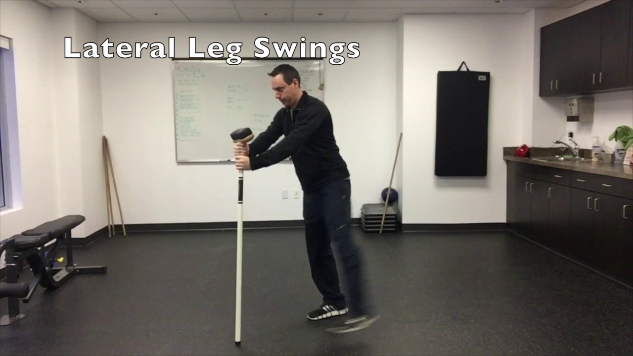 Lateral Leg Swings - YouTube