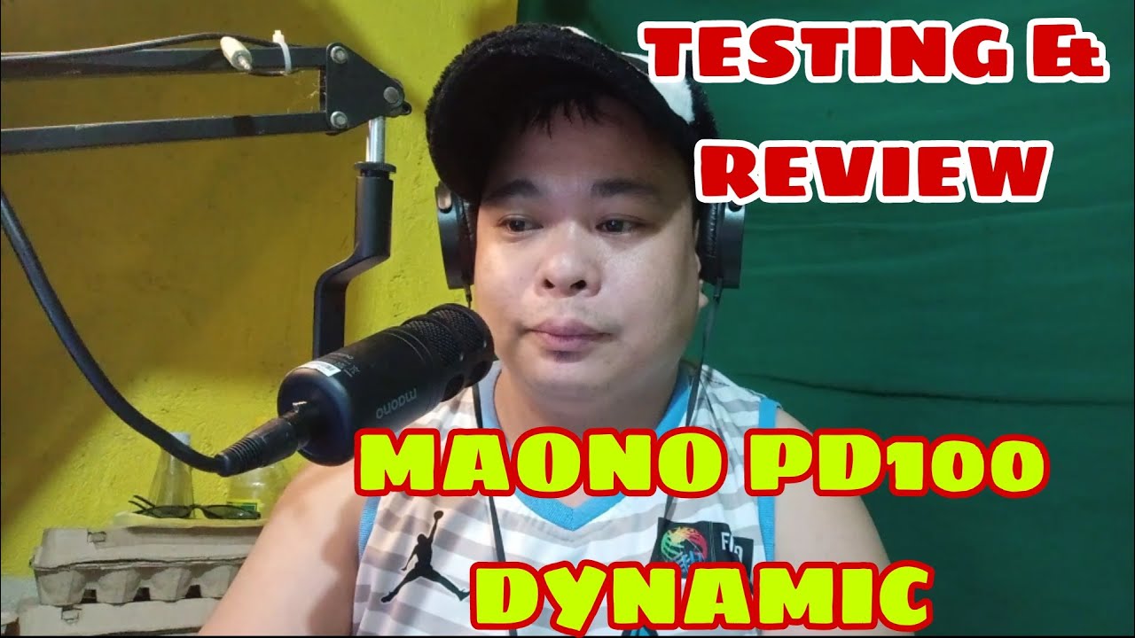 TESTING & REVIEW MAONO PD100 DYNAMIC(Tagalog) - YouTube