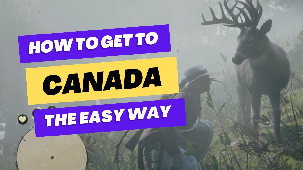 The EASIEST Way to Get to Canada in Red Dead Redemption Online WITHOUT ...