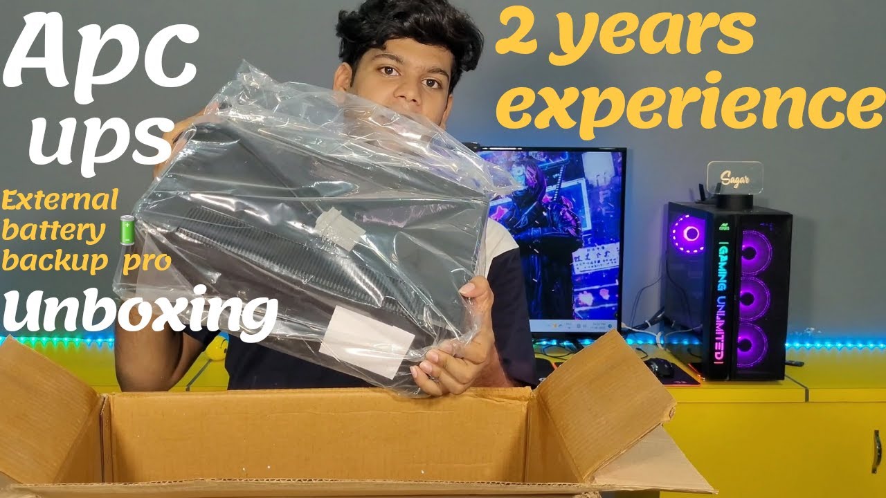 APC external battery pack unboxing || BR24BPG-IN || review - YouTube