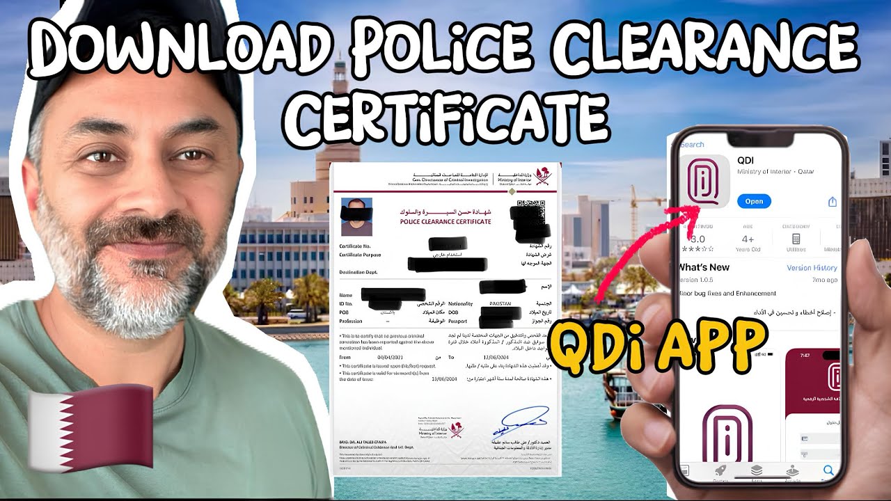 How to Download Your Qatar Police Clearance Certificate via the QDI App ...