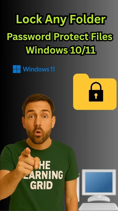 How to Make a Password Protected Folder Without Software! #shorts ...