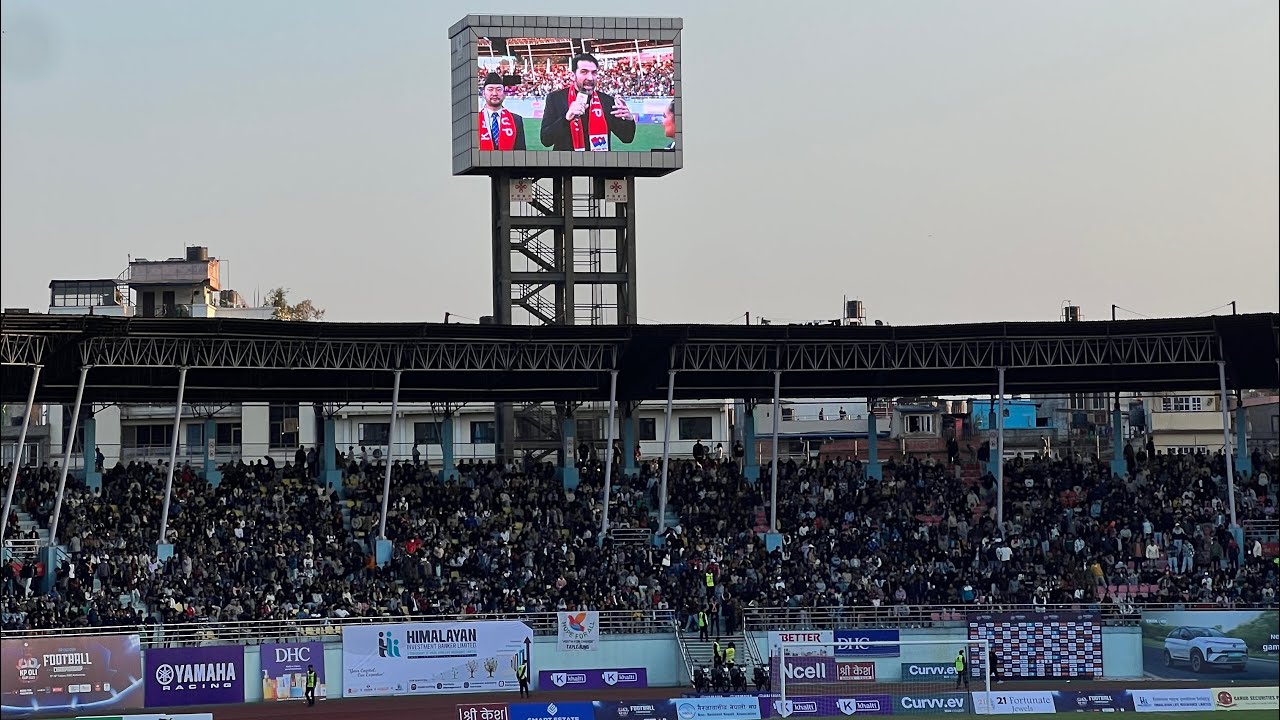 #Buffon at Dashrath Rangasala stadium 🏟️ - YouTube