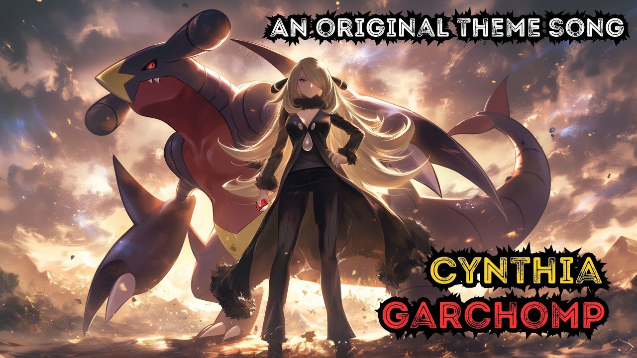 Cynthia & Garchomp | Ace Pokemon Series | Original Pokemon Theme Song ...