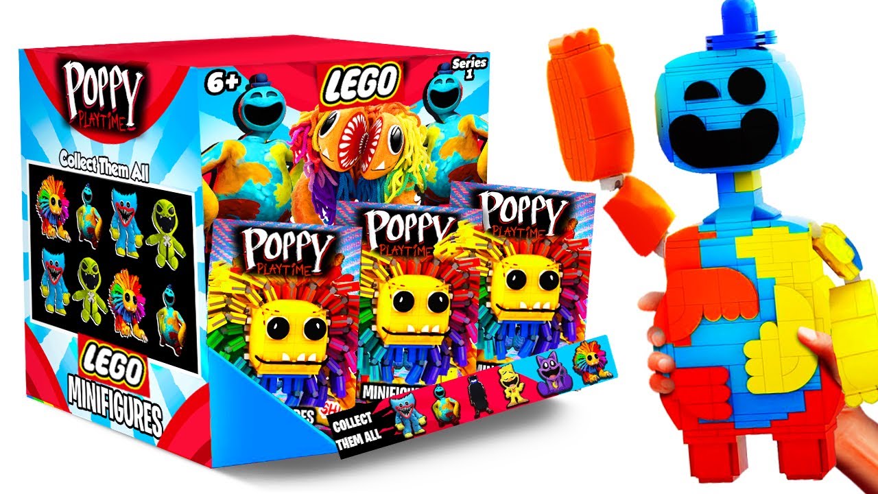 I Built Every Character from POPPY PLAYTIME Chapter 4 in LEGO! Mystery ...