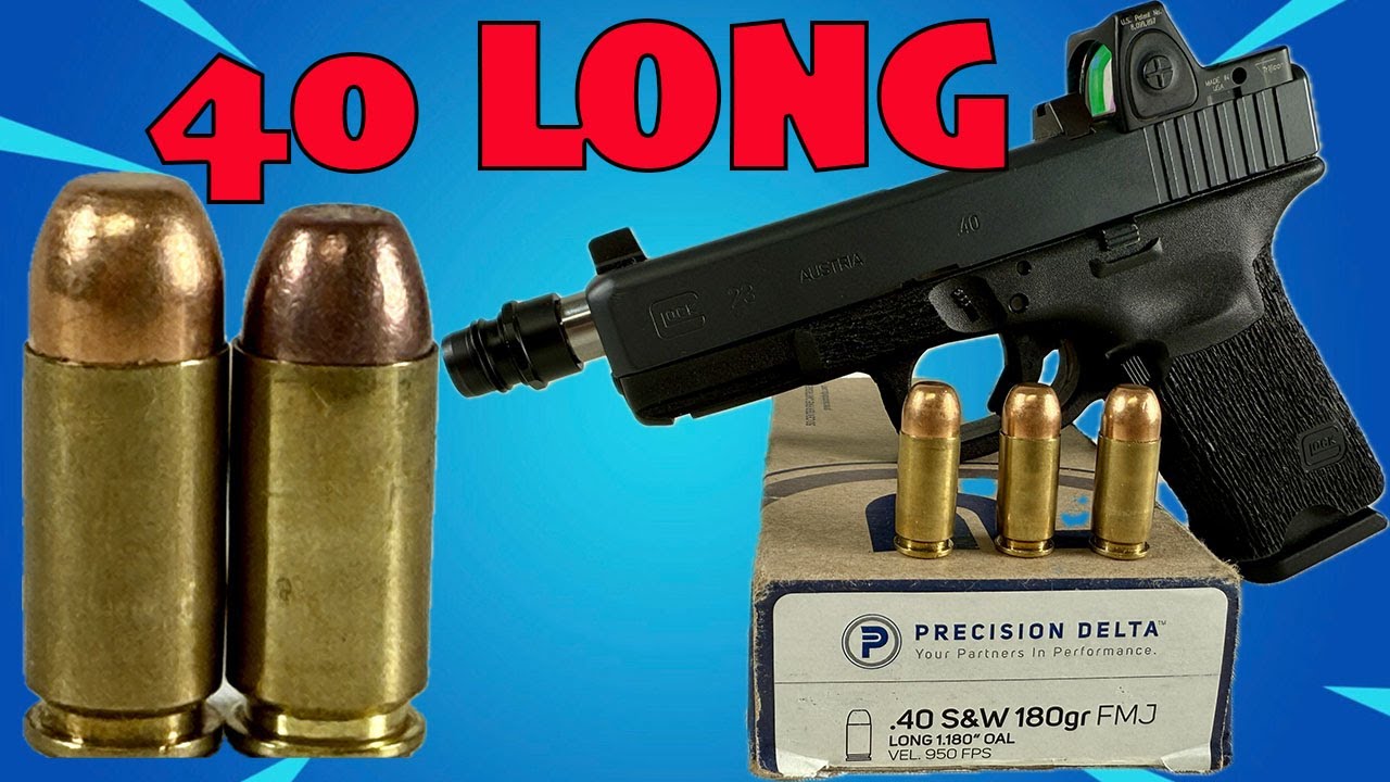 What is 40 S&W Long Loaded?? | Precision Delta 180 gr Long | Glock 23| Lone Wolf Barrel - YouTube