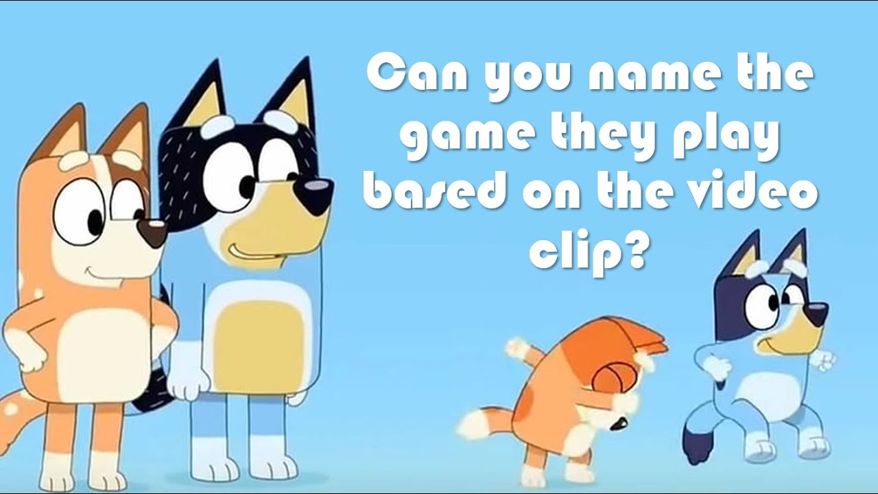 Bluey Season 1 Games Quiz Trivia - YouTube