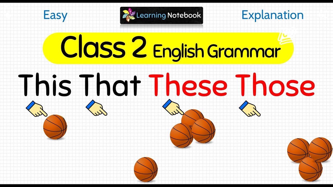 Class 2 This That These Those - YouTube