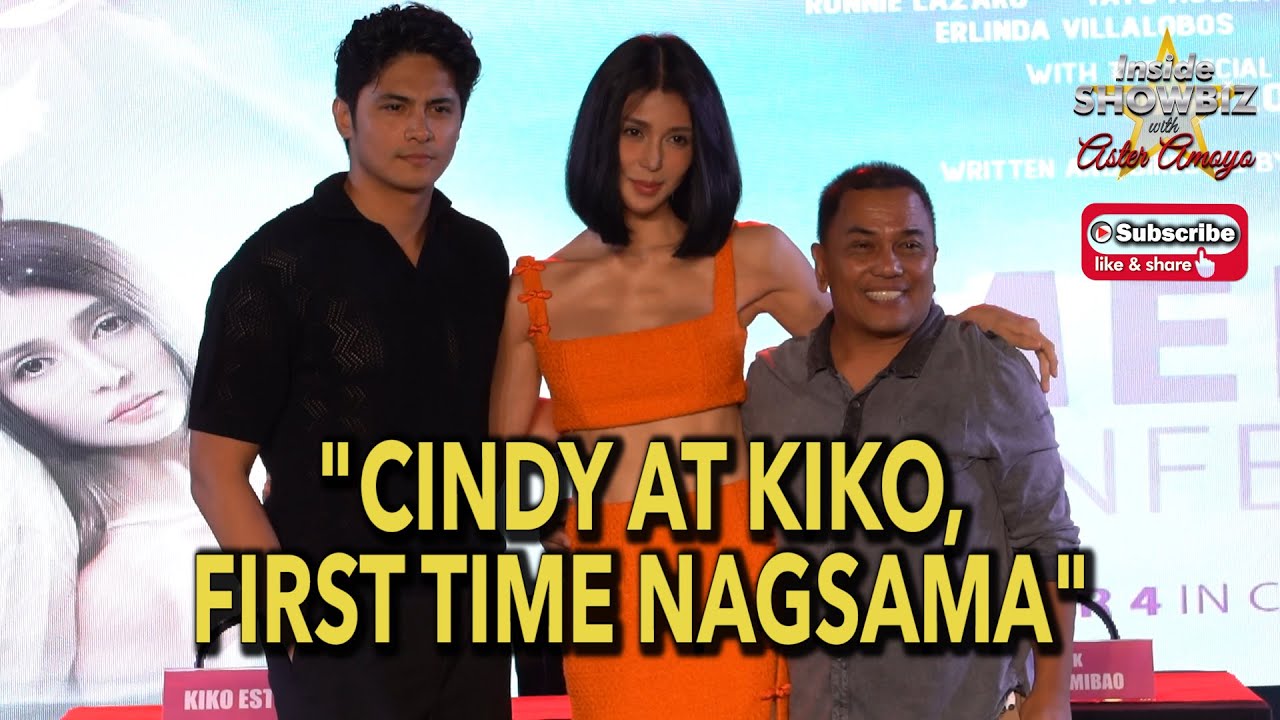 CINDY MIRANDA & KIKO ESTRADA: “40” media conference || #ISAA Ep.122 ...