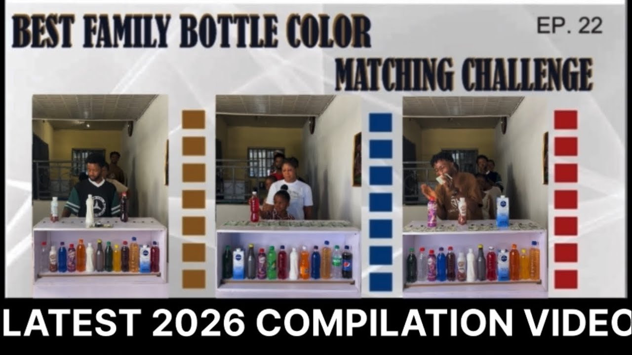 THE BEST INTERESTING & ENTERTAINING FAMILY BOTTLE COLOR MATCHING ...
