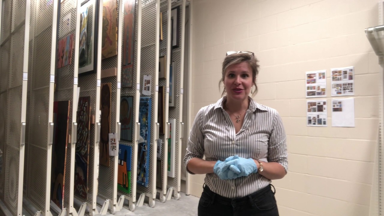 Behind the Scenes in the Thrower Vault with Curator Angie Barry - YouTube