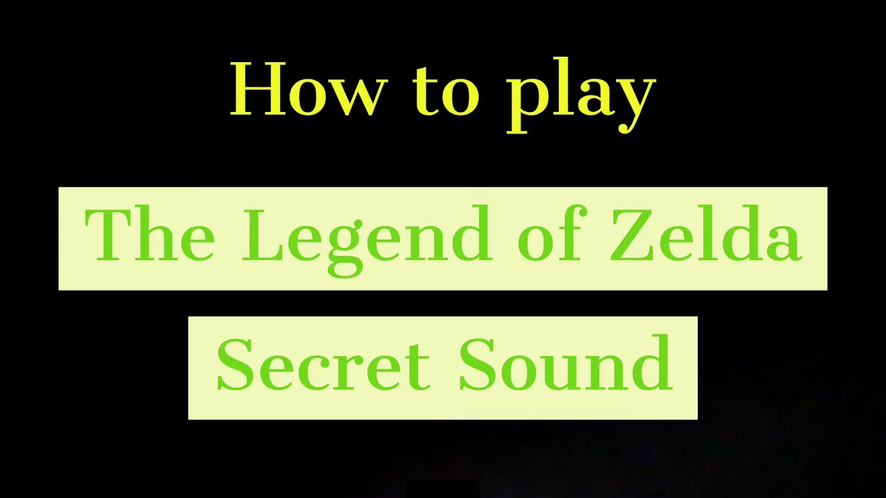 How to play Legend of Zelda The Secret Sound on guitar lesson - YouTube