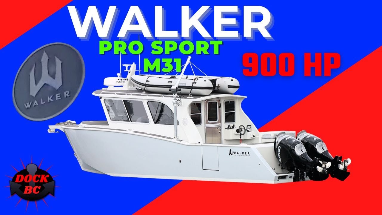 Walker Pro Sport M31 / Walker Boats / Dock BC #boat #fishing - YouTube