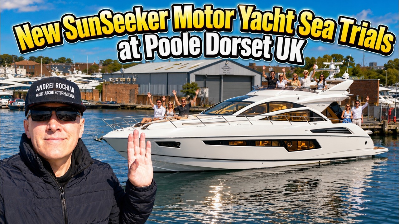 Sunseeker Yacht Factory in Poole UK - YouTube