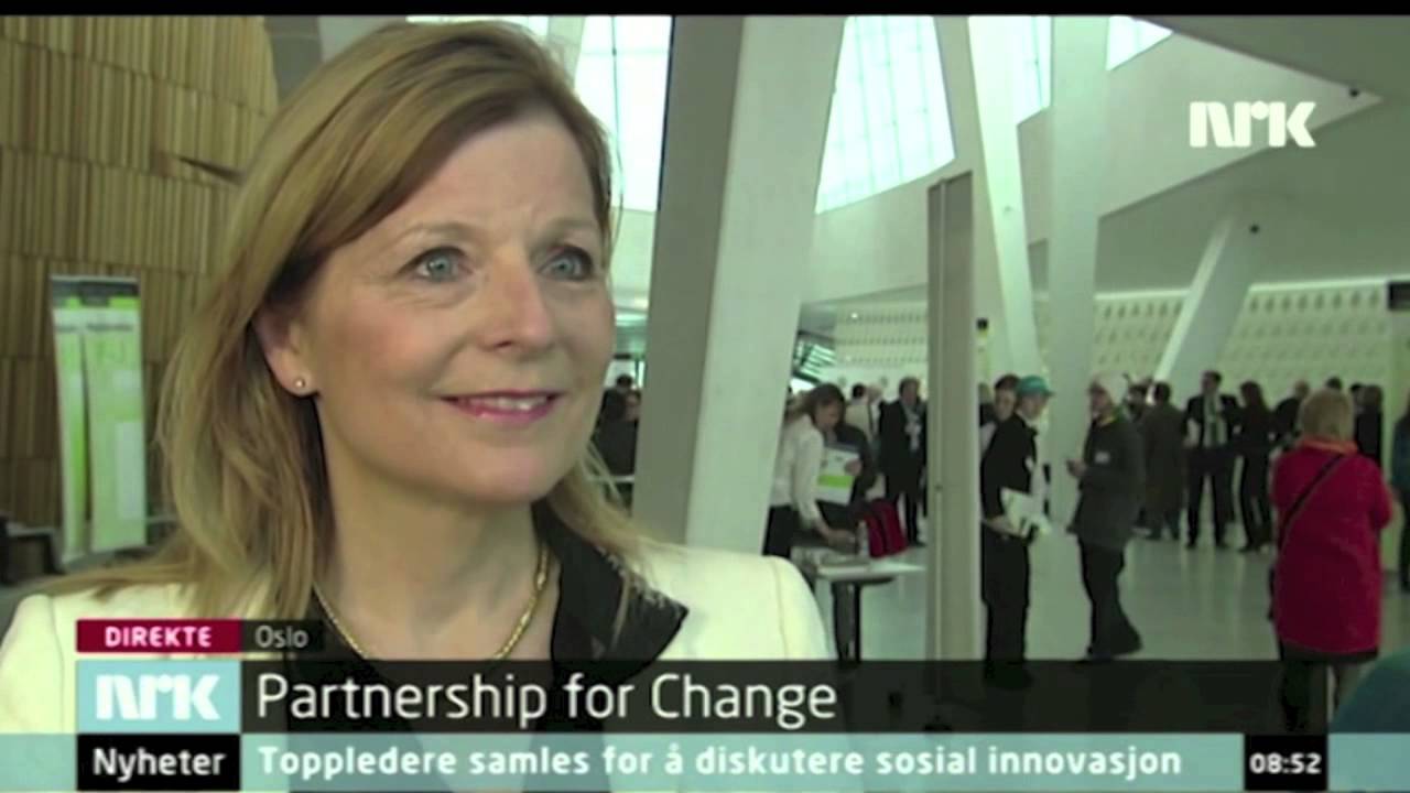 NRK intreview Ingrid Stange, Chair Partnership for Change - YouTube