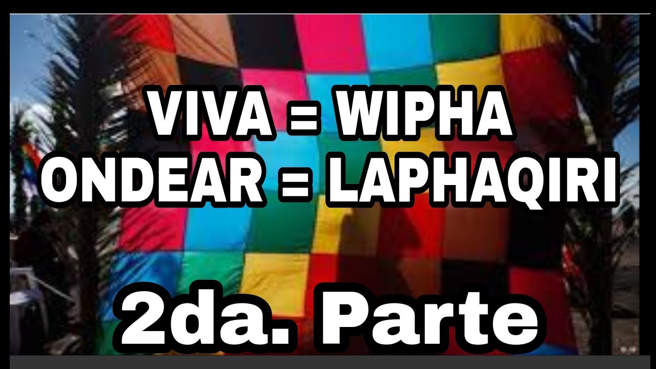 Wiphala Bandera De Los Pueblos Originarios??? - YouTube