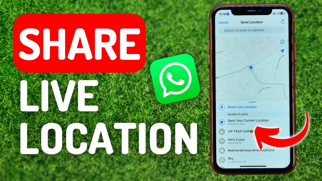 How to Share Live Location in Whatsapp - Full Guide - YouTube