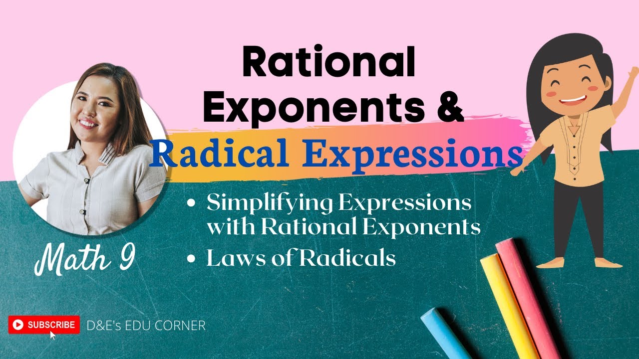 Rational Exponents and Radical Expressions (Laws of Radicals) - YouTube