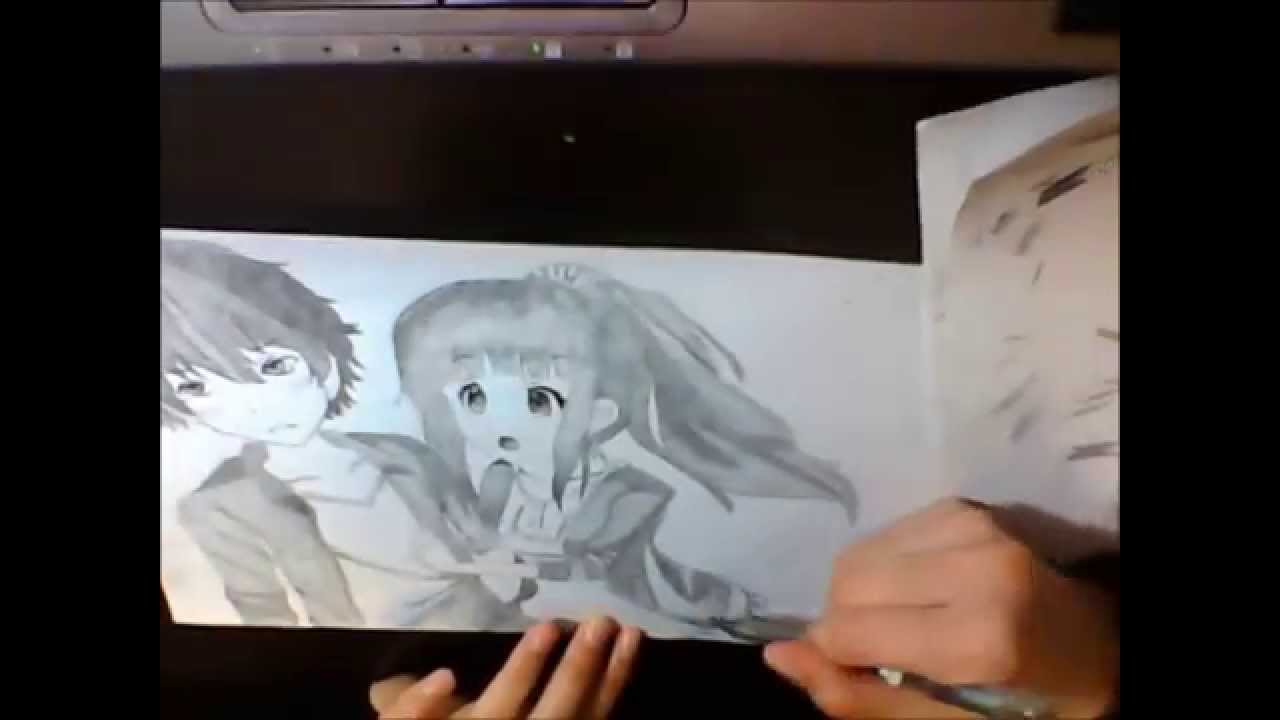 Drawing Oreki Hotaro & Chitanda Eru From Hyouka For 150 Minutes - YouTube