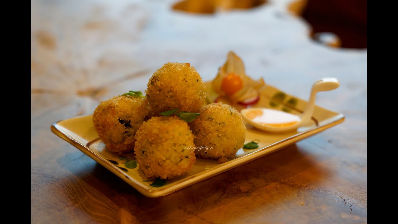 Asian style risotto balls - YouTube