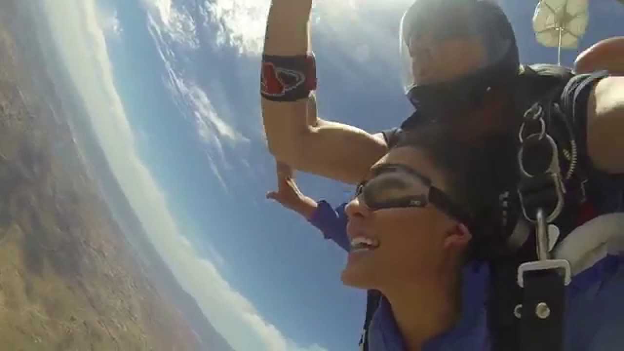 Skydive at Skydive Perris-Tiger Tiff - YouTube