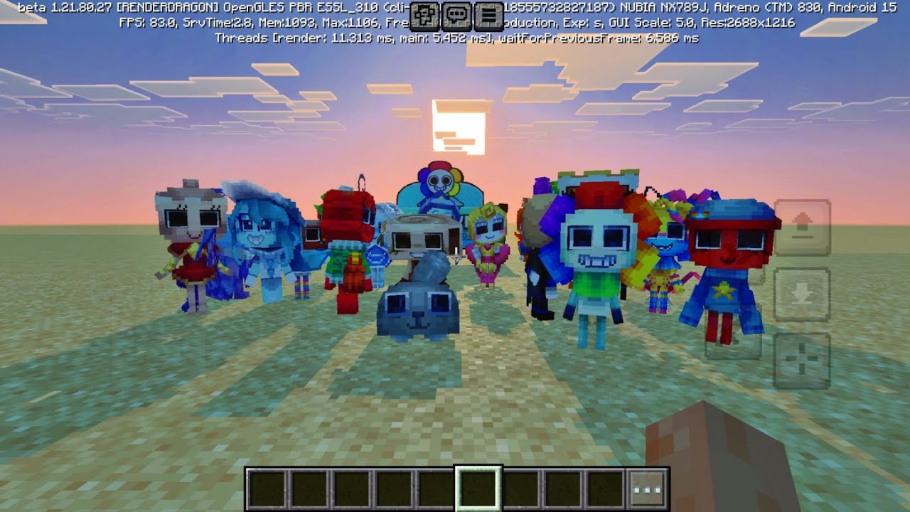 VIBRANT VISUALS Dandy's World MOD In Minecraft PE - YouTube