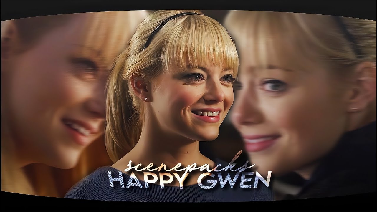 happy gwen stacy (tasm) scenepack! | logoless + 4k | with and without ...