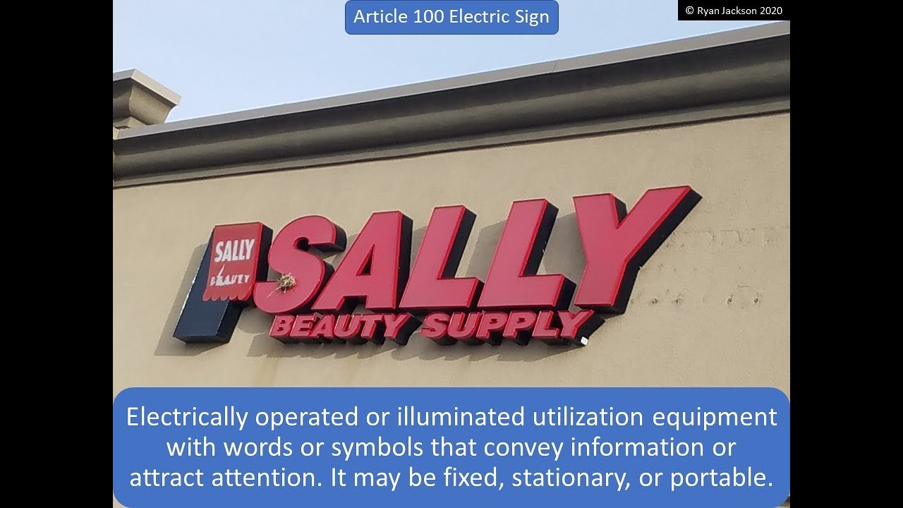 100 Days of Article 100: Electric Sign - YouTube
