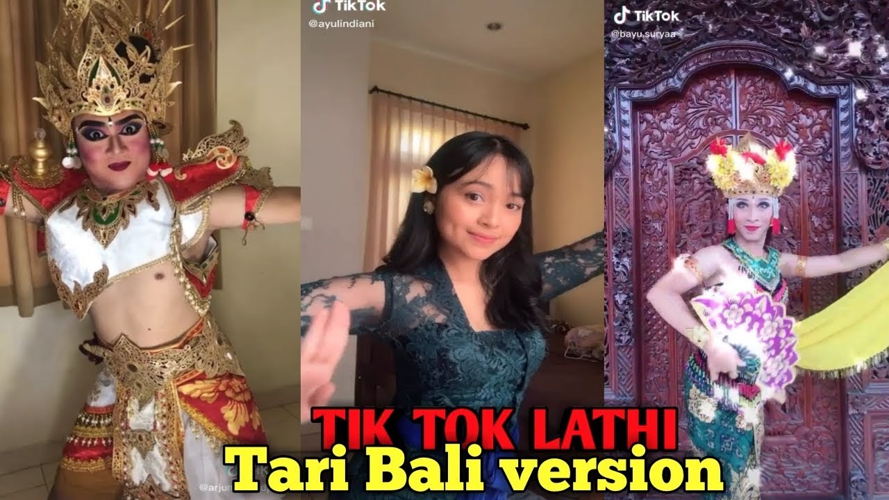 TIK TOK LATHI ||TARI BALI VERSION - YouTube