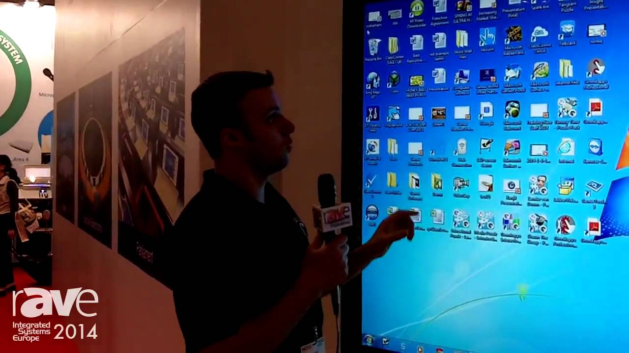 Interactive Touch LED Screen for Schools Demo at ISE 2014 London ...