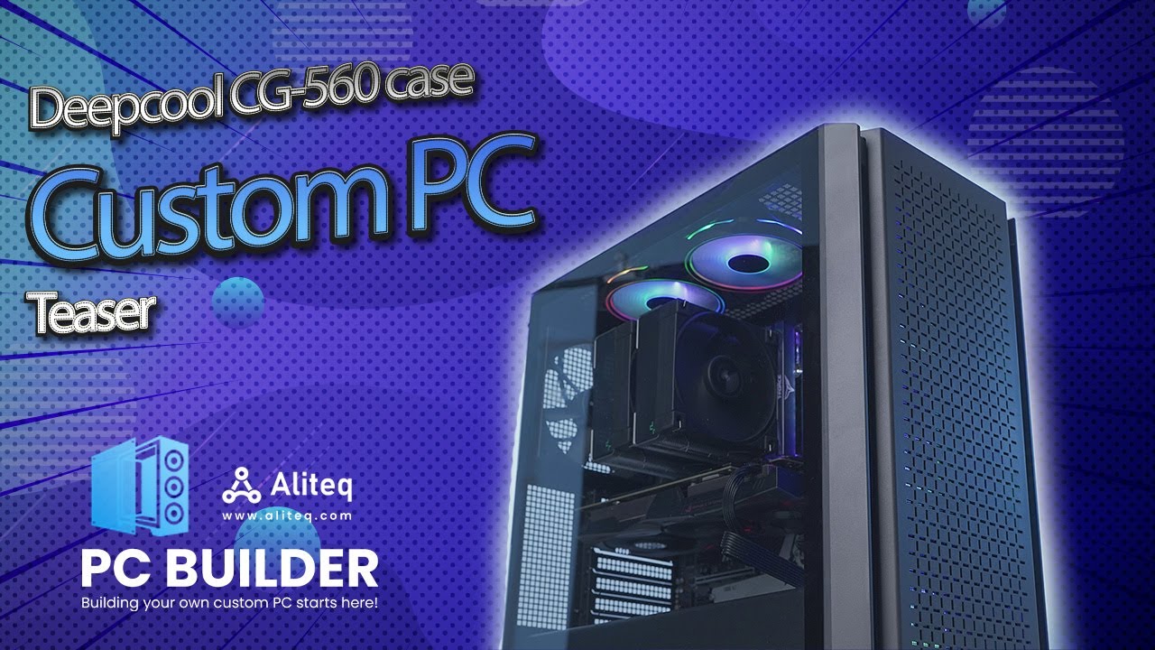 Custom PC Build with Deepcool CG560 Case Teaser - YouTube
