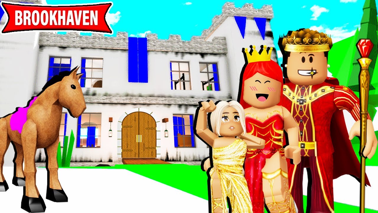 I Started A ROYAL FAMILY With My BOYFRIEND In BROOKHAVEN! (Roblox ...