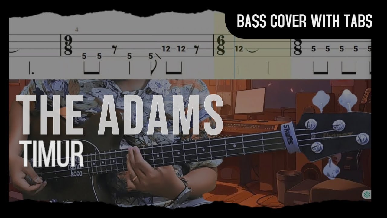 The Adams - Timur (Bass Cover with Tabs) // Play Along Tabs - YouTube