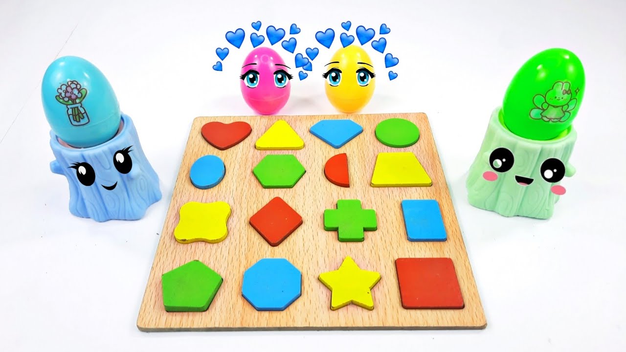 Learn Shapes With Toy Baby Wooden Blocks, Educational For Children ...