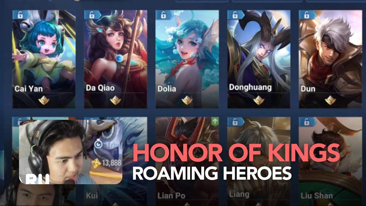 Honor of Kings Roaming Lane Heroes | Tagalog Preview - YouTube