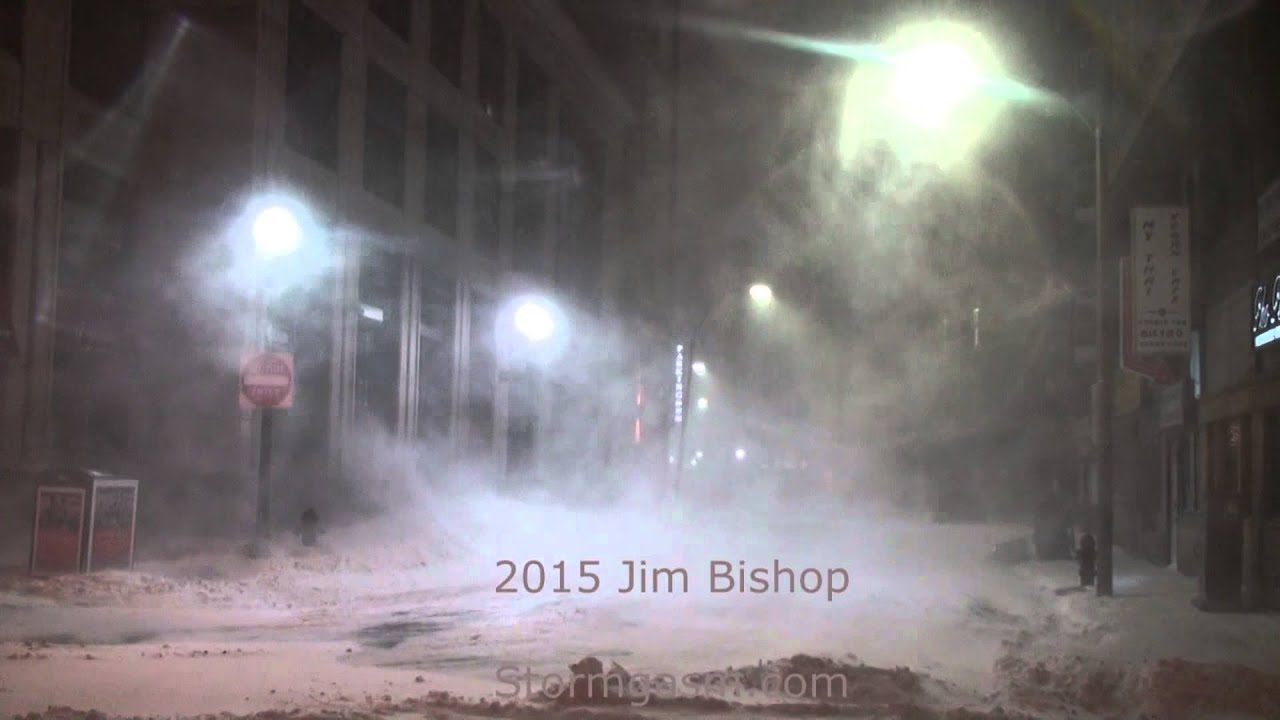 Boston Blizzard January 27, 2015 Early Morning Footage - YouTube