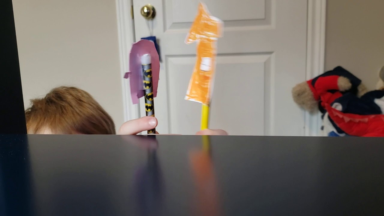 Oliver's puppet show - YouTube