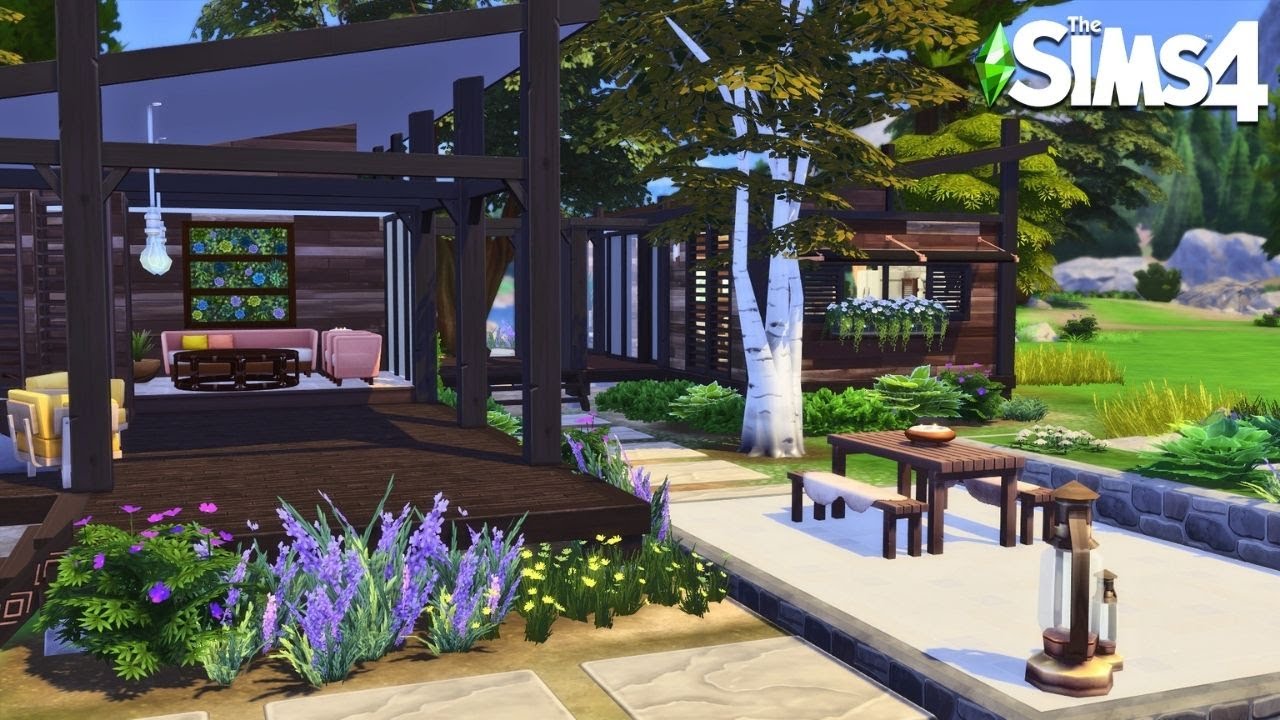 Forest Hideaway | NO CC | The Sims 4 Speed Build - YouTube
