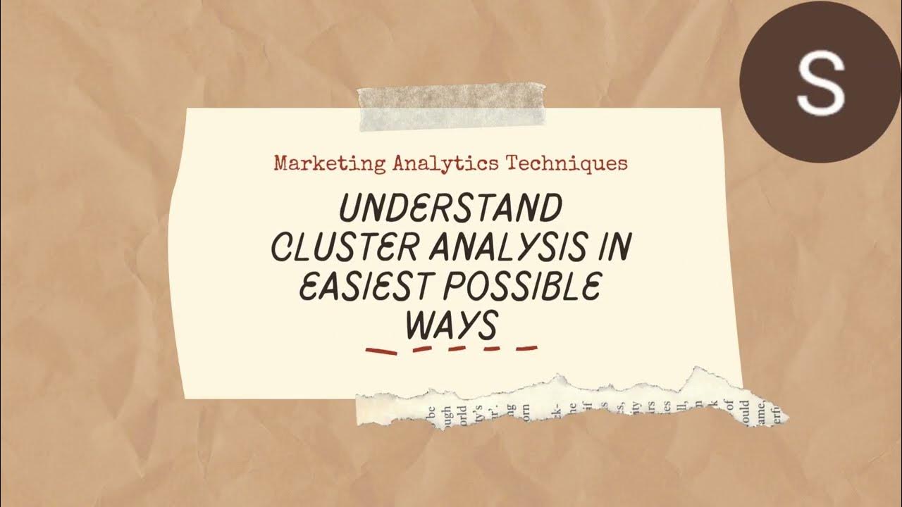 UNDERSTANDING CLUSTER ANALYSIS - YouTube