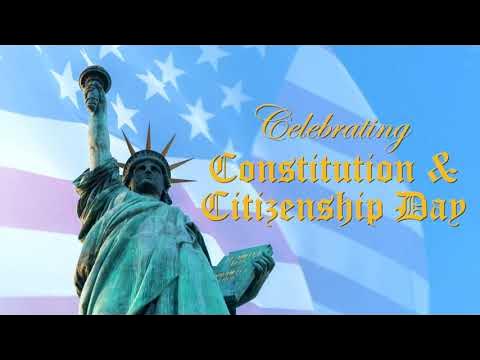 Celebrating Constitution & Citizenship Day - YouTube