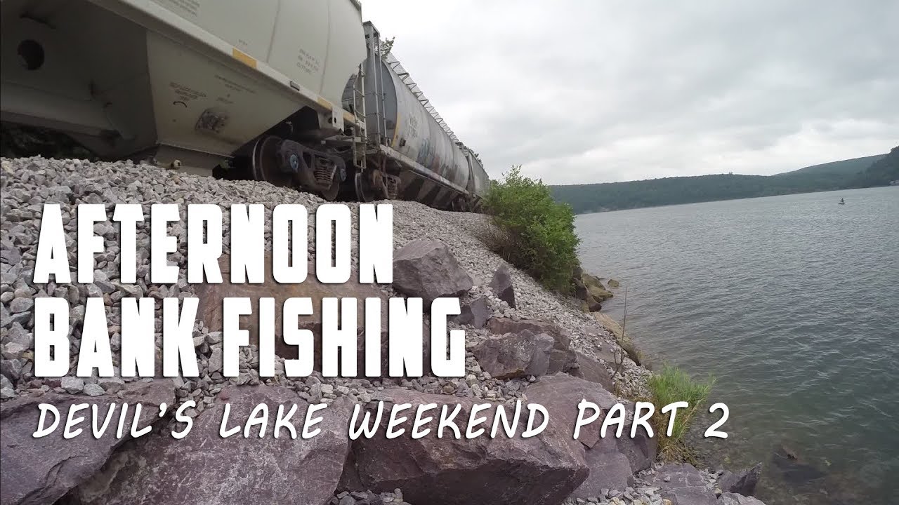 Afternoon Bank Fishing: Devil's Lake Wisconsin Part 2 - YouTube
