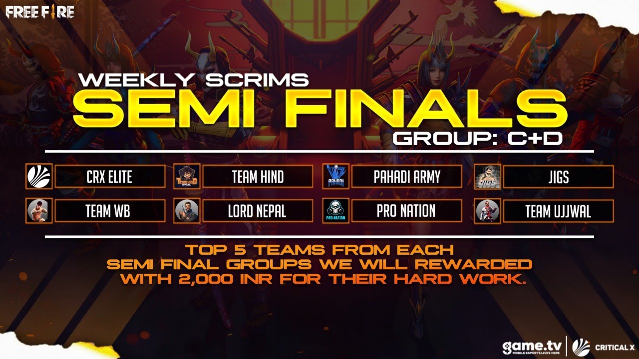 Game.Tv Competitive Scrims | SEMIFINALS | A Positive Platform for ...