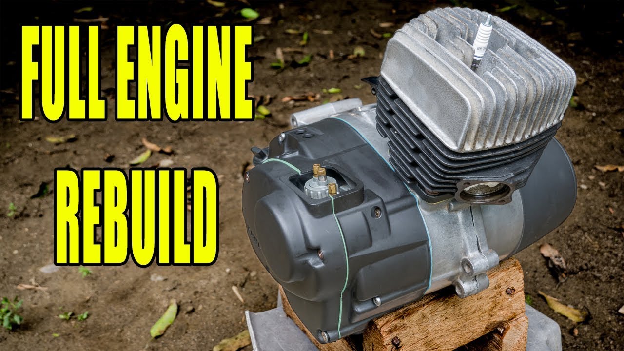 kawasaki HD3 2stroke Scrambler Build Part 4 - YouTube