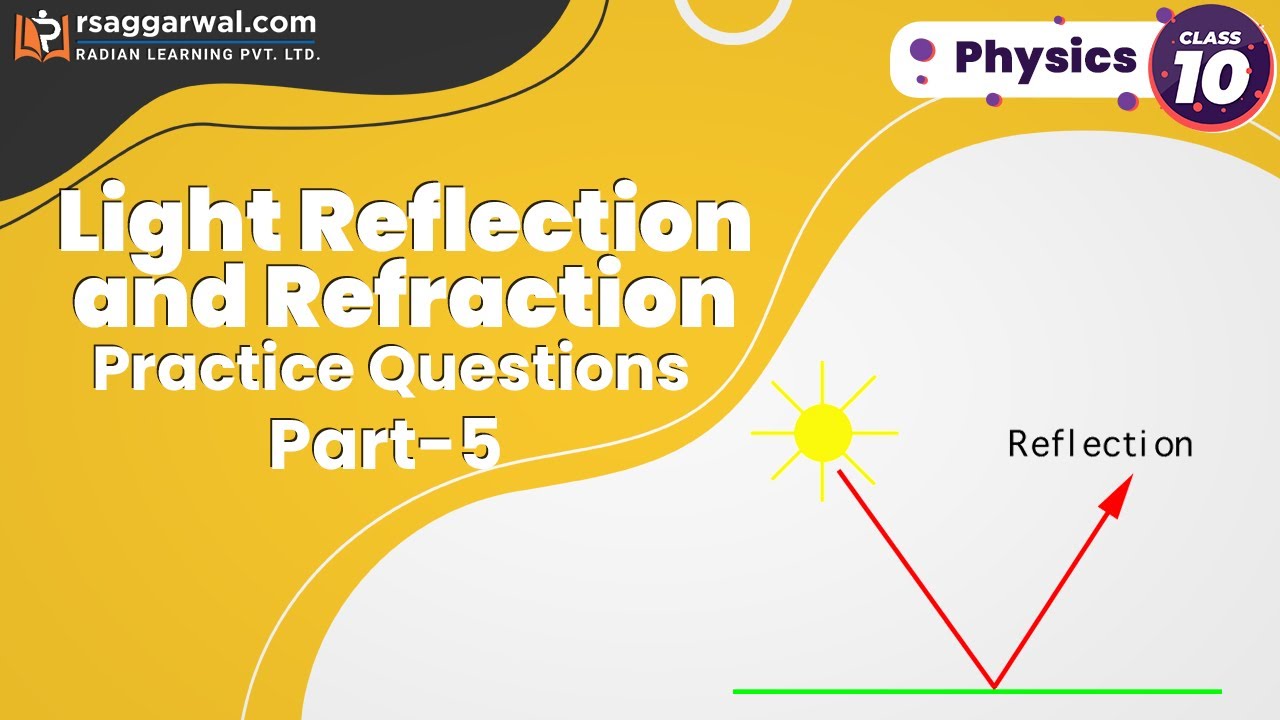 Science Important Practice Questions Light Reflection and Refraction ...