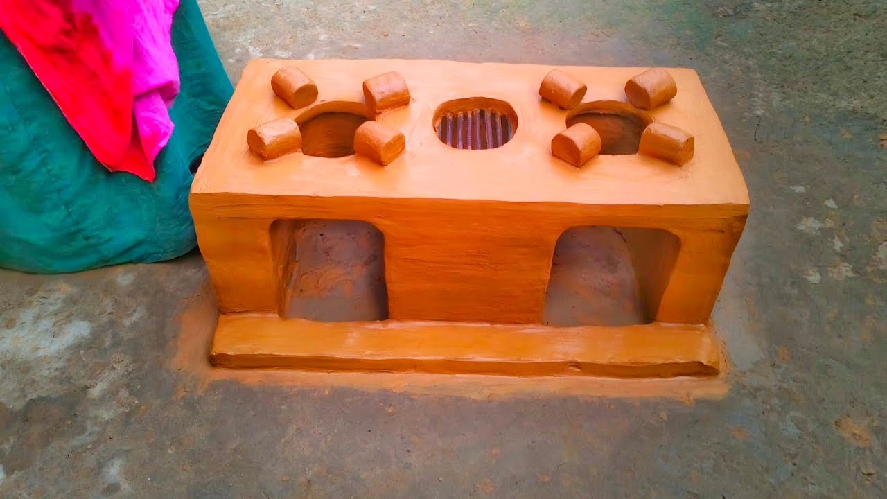 Mitti Ka Chulha Design| Very Easy Village Chulha Design| Munni's ...