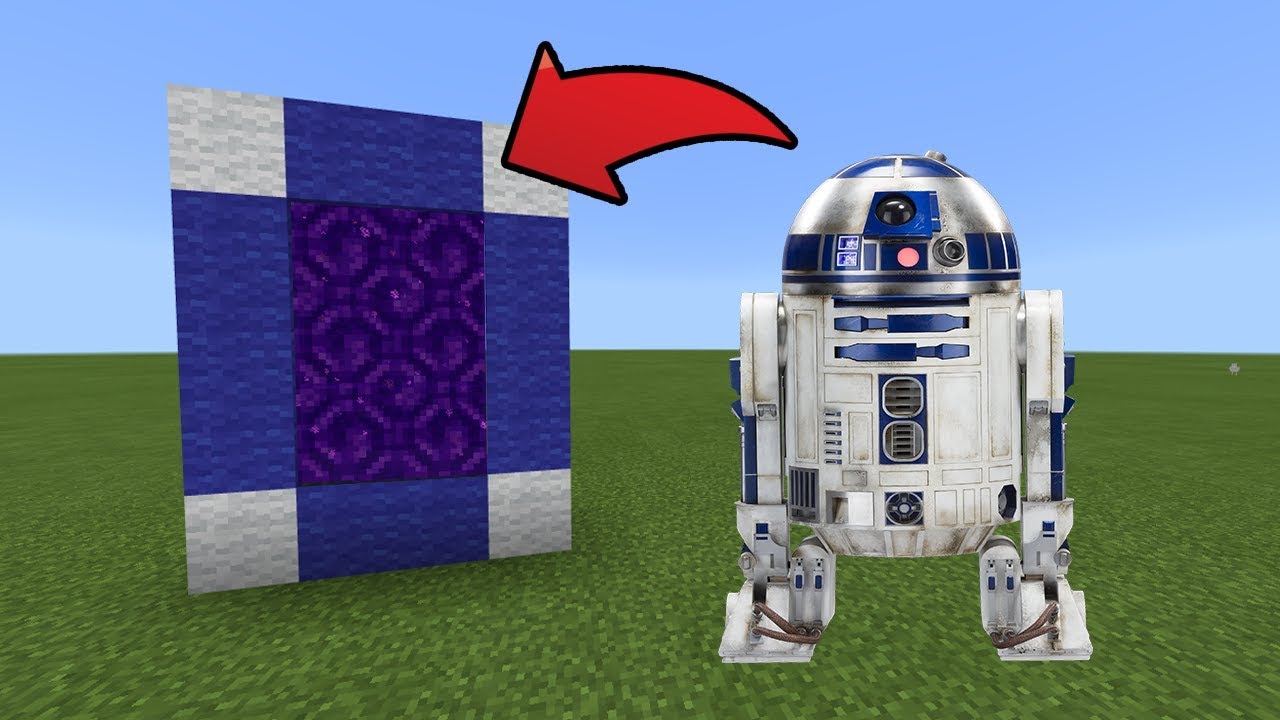 How To Make a Portal to the R2-D2 Dimension in MCPE (Minecraft PE ...