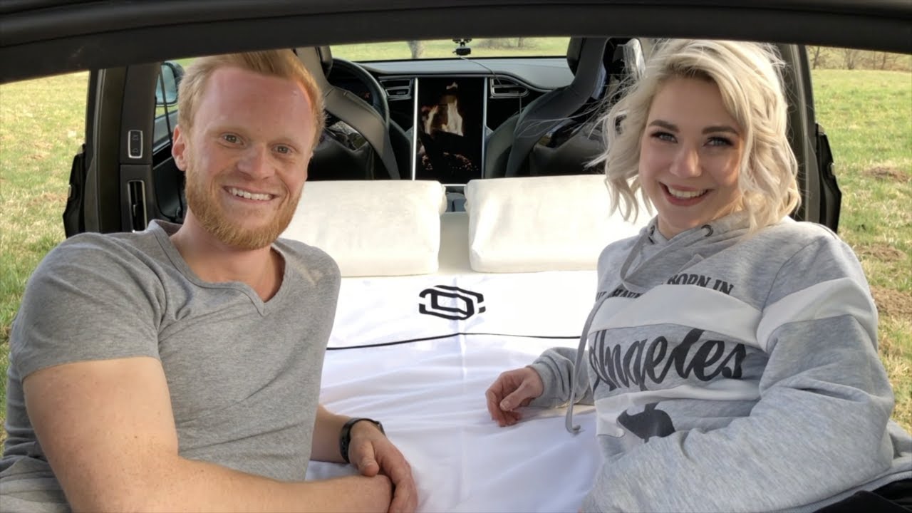 Sleep In Tesla Model X - Adventure Travel - YouTube
